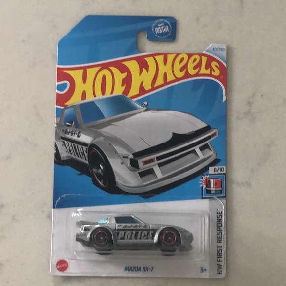 Mattel | Toys | Mazda Rx7 Police Car Toy | Poshmark